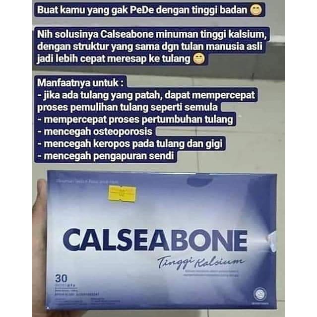 Calseabone - Produk Resmi HWI Untuk Minuman Kalsium Tulang