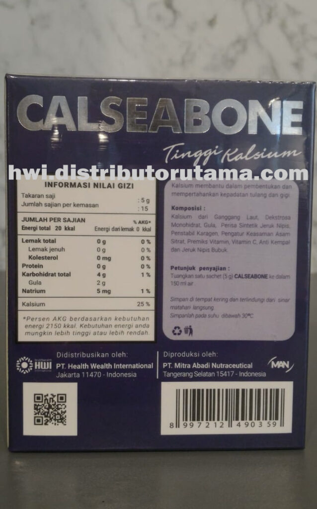 Calseabone - Produk Resmi HWI Untuk Minuman Kalsium Tulang
