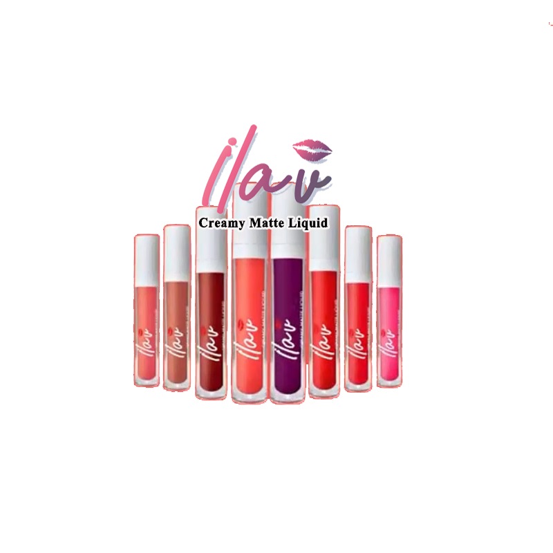 Ilav Creamy Matte Liquid 4 ml- Lipstik HWI 100% Original